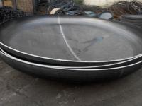 China Custom Flat Dished Head End 6mm Thick Cold Pressing And Cold Forming for sale
