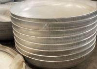 China Custom Flat Dished Head End 6mm Thick Cold Pressing And Cold Forming for sale
