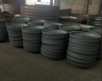 China 300mm 2mm Flat Dished Head For Pressure Vessel Sand Blasting for sale