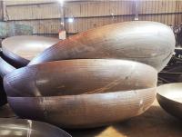 China 6mm Thickness Hemispherical Tank Heads with Customizable Flanged And Dished Options for sale