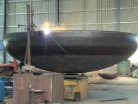 China GR2 Titanium Elliptical Dish End Pressure Vessel Elliptical Tank Heads for sale