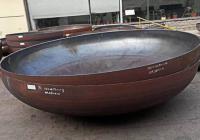 China Custom Forged Spherical Dished Head Hemisphere For Tank Head End for sale