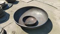 China Premium Sandblasted Carbon Steel Elliptical Dished Heads for sale