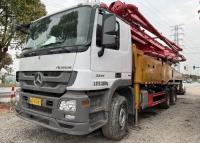 China 2018 Chassis Benz Used Concrete Pump Truck 49M SANY Second Hand Concrete Trucks for sale