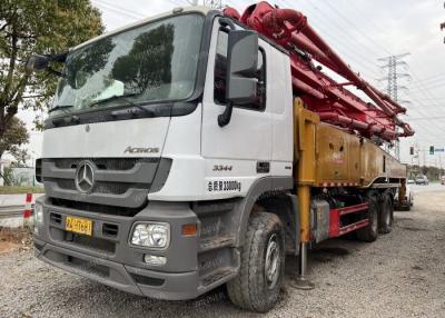 China 2018 Chassis Benz Used Concrete Pump Truck 49M SANY Second Hand Concrete Trucks for sale