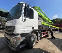China Zoomlion Refurbished 47M Used Concrete Pump Trucks BENZ Chassis 3 Axle 2012 for sale