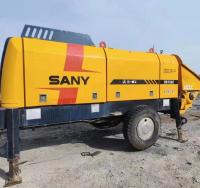 China HBT80C Used Concrete Trailer Pump Stationary Concrete Pump 2020 Model 85m3/H for sale