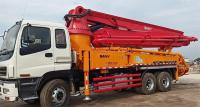 China 2011 Year Used Concrete Pump Truck Mounted Sany 37m With Isuzu Chassis 5 Sections for sale