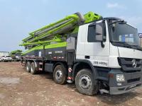 China Refurbished 2013 Used Boom Truck 56m Second Hand Truck Mounted Concrete Pump Ready Mix Cement Boom Pump for sale