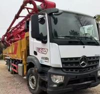 China SANY 2020 52M Truck Mounted Concrete Pumps Dealers Red And Yellow Color for sale