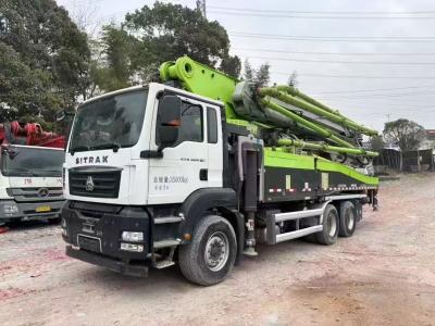 China 2021 Year Zoomlion 52m Hydraulic Rexroth Pump with SITRAK Chassis Truck Mounted Used Concrete Pump Truck for sale