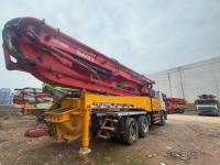 China 2012 Sany 46M Used Concrete Pump Truck With Benz Chassis Small Size Suitable Small Building Construction for sale