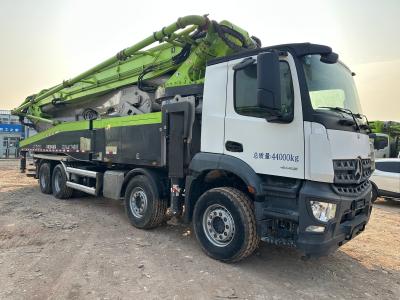 China Used/second-hand 2020year Zoomlion Ready Mix Cement Boom Pump Benz Chassis 56m Concrete Pump Truck Construction Work For sale for sale