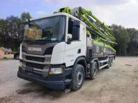 China 2022year Zoomlion 59M Concrete Pump Truck With Scania For Readymix Factory for sale