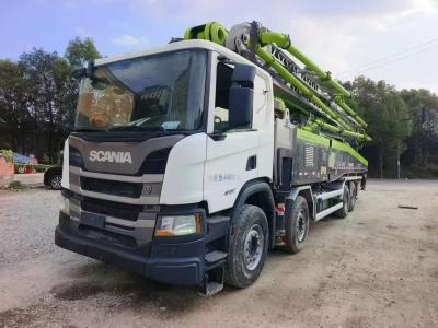 China 2022year Zoomlion 59M Concrete Pump Truck With Scania For Readymix Factory for sale
