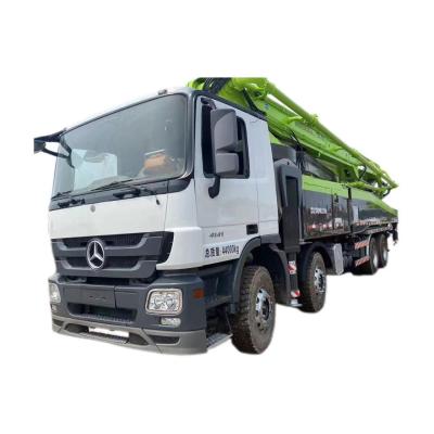 China Status Refurbished Used Truck Mounted 56m Boom Section Concrete Pump for Ready Mix Cement in 2013 for sale