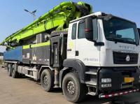 China 2021 Zoomlion 62m Sitrak Chassis Remote Control Boom Hydraulic Truck Mounted Concrete Pump Truck for Readymix Construction for sale