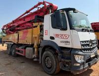 China 2020 Sany Benz 52M Used Concrete Mobile Pump Truck SYM5353THB 520C-10 Red/Yellow/Black for sale
