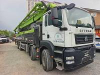 China Zoomlion 56m Concrete Pump Truck on Sitrak Chassis for Construction Work and Ready-mix Concrete Transport in 2021year for sale