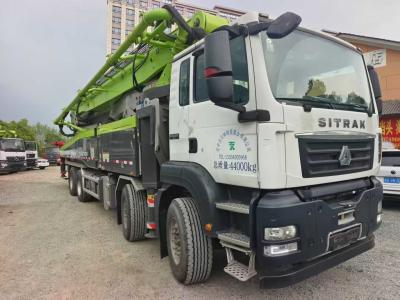 China Zoomlion 56m Concrete Pump Truck on Sitrak Chassis for Construction Work and Ready-mix Concrete Transport in 2021year for sale