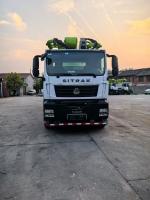 China 2023 Year Zoomlion 49M Sitrak Chassis Concrete Pump Truck in Green Color for Your Construction Needs for sale