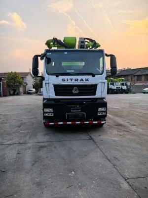 China 2023 Year Zoomlion 49M Sitrak Chassis Concrete Pump Truck in Green Color for Your Construction Needs for sale