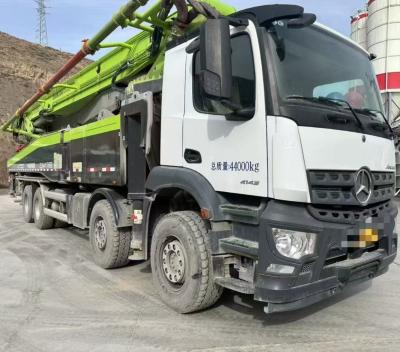 China Luxury 2020 Year Zoomlion 56M Concrete Pump Truck with Benz Chassis for Heavy Equipment Rental Few Kilometers for sale
