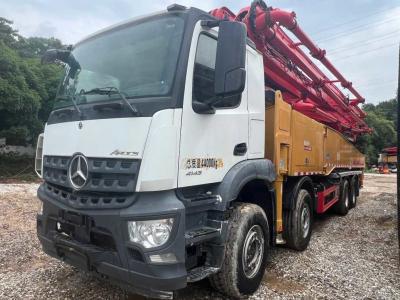 China Truck Mounted Concrete Pump Truck Second Hand 2020 Year Sany 56 M With Benz Chassis Factory Price for sale