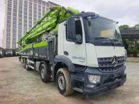 China Zoomlion Heavy Industries Second Hand Concrete Pump Truck 2020 Year 56M With Benz Chassis for sale