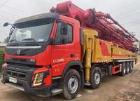 China Second Hand Sany Concrete Pump Truck 2021 Year 68M With Volvo Chassis Big Size and 6*4 Driving Form for sale