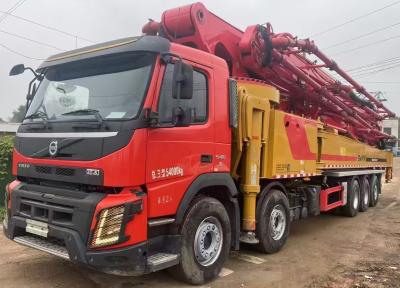 China Second Hand Sany Concrete Pump Truck 2021 Year 68M With Volvo Chassis Big Size and 6*4 Driving Form for sale