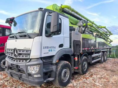 China Used 2021 Zoomlion 63m Concrete Pump With Benz Chassis  250KW Engine Power Rating And 120m3/h Capacity for sale