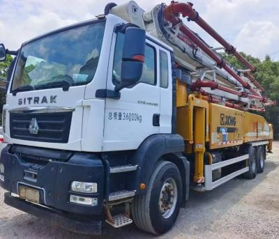 China Used Concrete Pump Truck 39m Boom Euro 3 180 M3/h Output for sale