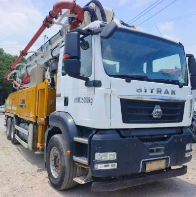 China Used Concrete Pump Truck 36.2m Reach 12Mpa Pressure Euro 3 for sale