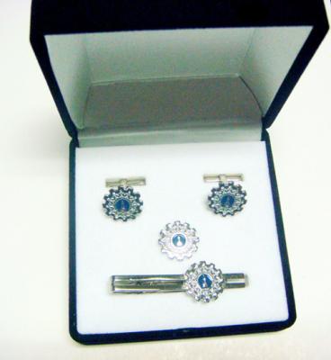 China cufflinks, necktie clips, pins, cuff sets, for sale