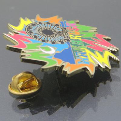 China badge, printing badge,Brass/Copper /Zinc alloy/Iron/pewter, bag pin badge for sale