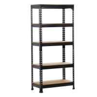 China 5-layer Light Duty Metal Boltless Rivet Shelve for Contemporary and Neat Living Room for sale