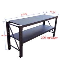China Customized Size Medium Duty Metal Warehouse Storage Rack with Corrosion Protection for sale