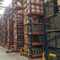 China Space Saving Warehouse Solutions Adjustable Racking with Orange Corrosion Protection for sale