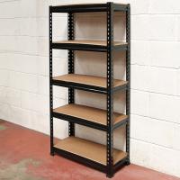 China 2 Bays 5 Tiers Heavy Duty Boltless Storage Shelf Organize Your Metal Garage with Ease for sale