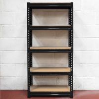 China 2 Bays 5 Tiers Heavy Duty Boltless Storage Shelf Organize Your Metal Garage with Ease for sale