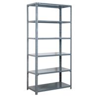 China Sustainable Storage Holders Racks for Industrial Steel Slotted Angle Iron Rack Shelving for sale