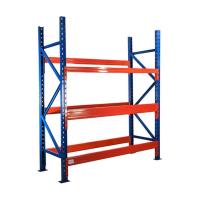 China 500-5000kg/layer Weight Capacity Q235B Heavy Duty Metal Storage Pallet Racks Upright for sale