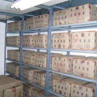 China Stocked 5-layer Steel Slotted Angle Shelving Racking Systems for Light Duty Storage for sale