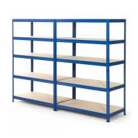 China 50-200kg/level Loading Capacity Light Duty Boltless Rivet Shelving Metal Shelf Storage Racks for sale