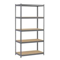 China 50-200kg/level Loading Capacity Light Duty Boltless Rivet Shelving Metal Shelf Storage Racks for sale