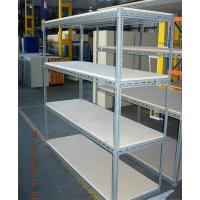 China Metal Steel Shelf Easy Assembly Bolt Stacking Shelves Loading Capacity 50-200kg/Level for sale