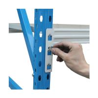 China Customized Depth Industrial 4 Tier Metal Warehouse Shelves for Durable Garage Storage for sale