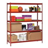 China Stocked 5-layer Metal Galvanized Steel Kitchen Boltless Racking for Kitchen Supplies for sale