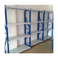 China Customized Depth Industrial 4 Tier Metal Warehouse Shelves for Durable Garage Storage for sale
